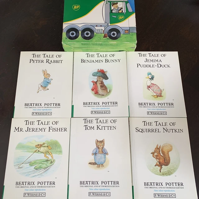 VINTAGE PETER RABBIT Book Collection Box Set of 6 Beatrix Potter BP ...