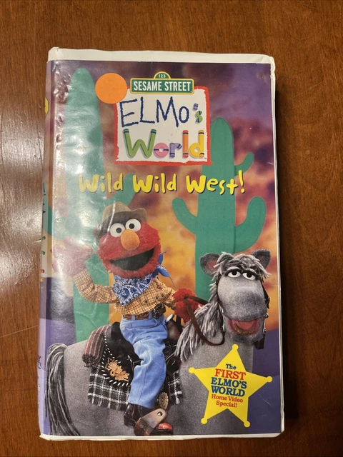 ELMO'S WORLD: WILD Wild West! (VHS, 2001) $18.92 - PicClick CA