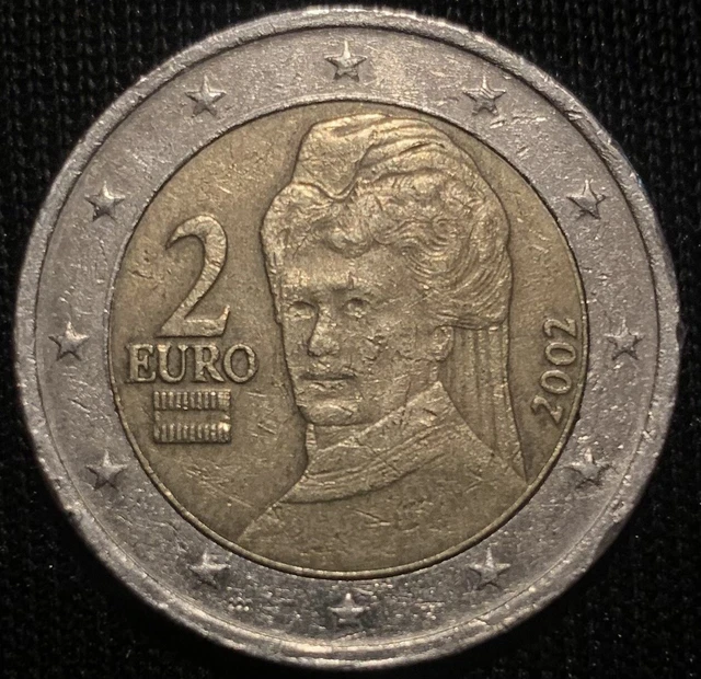 PIECE RARE 2 Euro 2002 Bertha von Suttner Autriche EUR 550,00 - PicClick FR