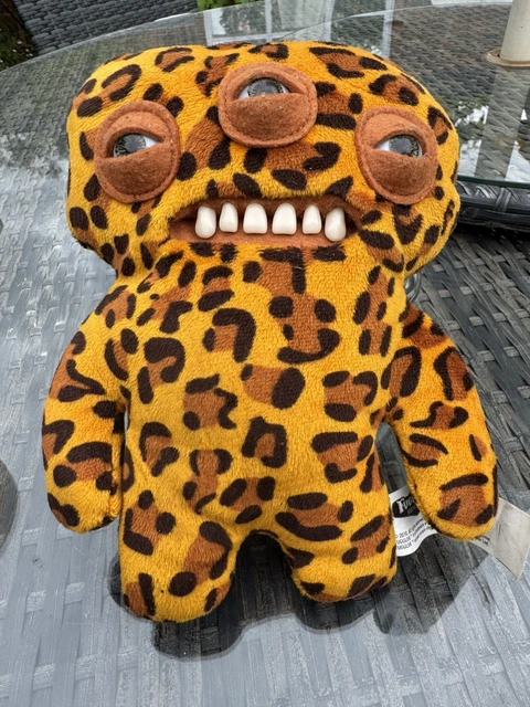 FUGGLER FUNNY UGLY Monster Budgie Fuggler Leopard Print 3 Eyed Annoyed ...