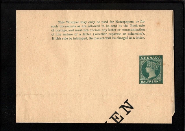 GRANADA HALFPENNY QV DOCUMENTO PREPAGATO/INVOLUCRO CARTA L19C Esemplare ... GRANADA HALFPENNY QV DOCUMENTO PREPAGATO/INVOLUCRO CARTA L19C Esemplare ...