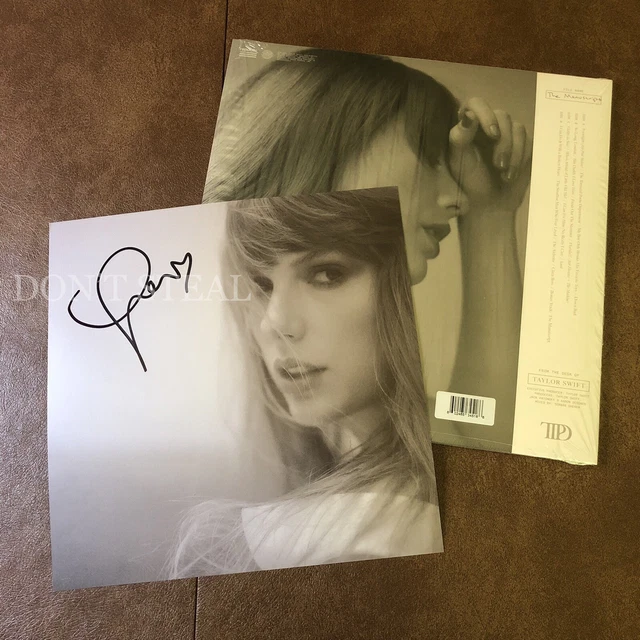 TAYLOR SWIFT THE Tortured Poets Department TTPD autographe signé vinyle ...
