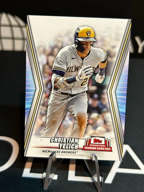 2023 TOPPS INTERNATIONAL Trading Card Day Christian Yelich #16 EUR 1,09 ...