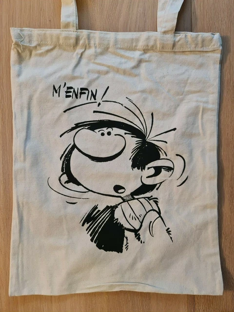 TOTE BAG M'ENFIN! Gaston Lagaffe Spirou Franquin EUR 19,99 - PicClick FR