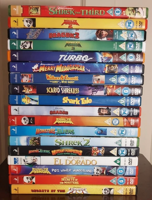 18X DREAMWORKS DVD Bundle - All Dreamworks - No Doubles - 18 Bundle Job ...