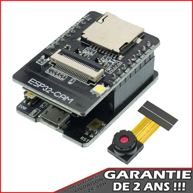 Module Esp32 Cam Complet Wifi Bluetooth Arduino Raspberry 643 £10 49