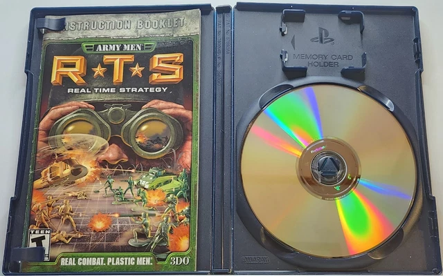 ARMY MEN RTS (Sony PlayStation 2, 2002) PS2 Tested Works Manual CIB ...