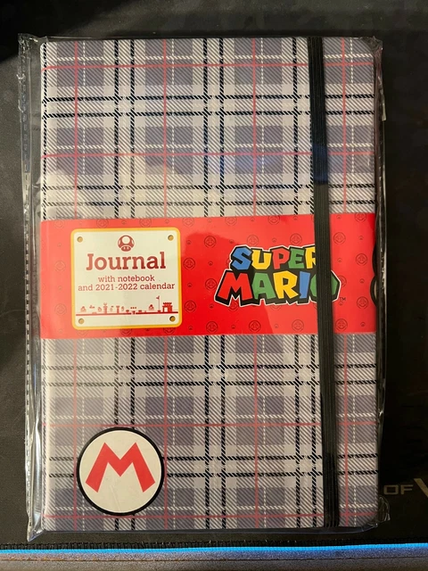 DIARIO SUPER MARIO con Notebook e Calendario 2021-2022 Nuovo Sigillato ...