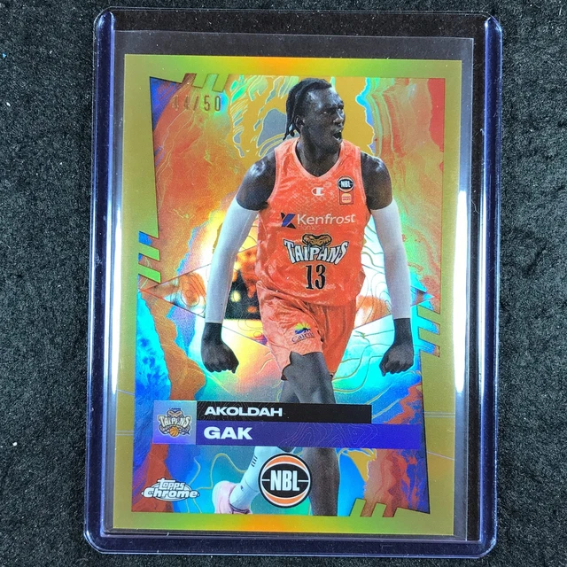2024-25 TOPPS CHROME NBL AKOLDAH GAK Base Gold 44/50 #29 $19.99 ...