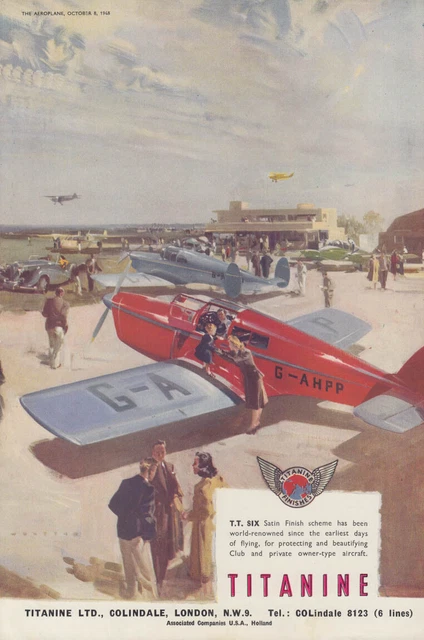 TITANINE PRIVATE LANE Model T T Six ad 1948 £9.52 - PicClick UK