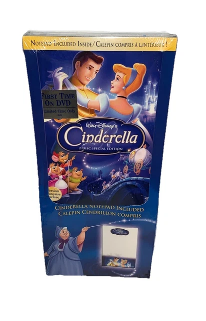 SEALED WALT DISNEY Cinderella Special Edition Collector’s DVD Gift Set ...