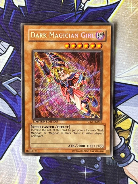 CT2-EN004 DARK MAGICIAN Girl Secret Rare Limited Edition VLP Yugioh ...