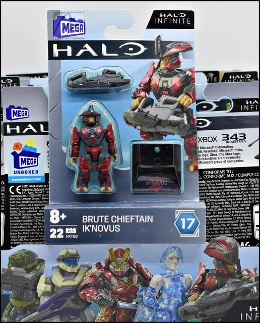 HALO INFINITE MEGA Construx Heroes 17 Brute Chieftain IK ' Novus Mini ...