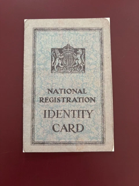 NATIONAL REGISTRATION IDENTITY Card June 1943 Issued To Abraham Van ...