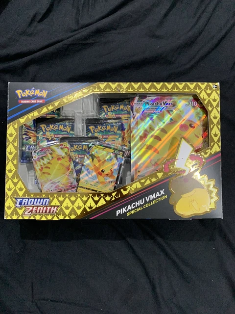 POKEMON CROWN ZENITH Pikachu VMAX Special Collection Box: New & Sealed ...