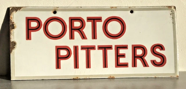 ANCIENNE PLAQUE ÉMAILLÉE PORTO PITTERS - Old enamel plate EUR 50,00 - PicClick FR