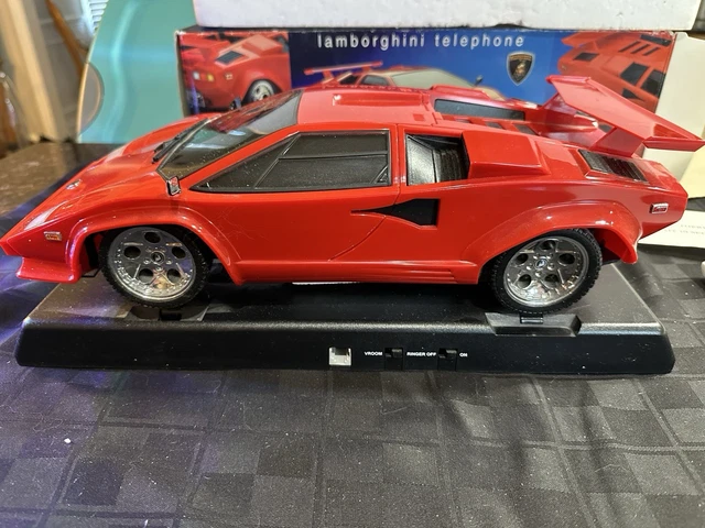 NEW VINTAGE 1994 Lamborghini Countach Telephone Red £105.97 - PicClick UK
