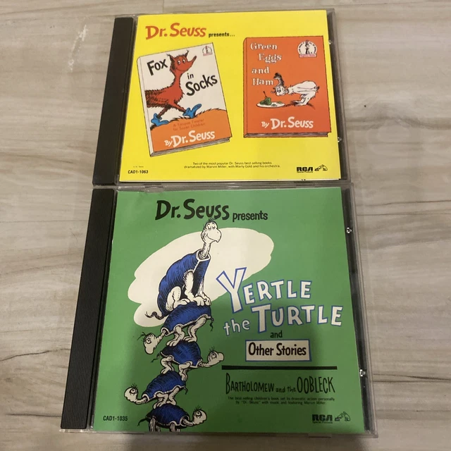 DR. SEUSS YERTLE The Turtle And Other Stories & Fox In Sox & Green Eggs ...