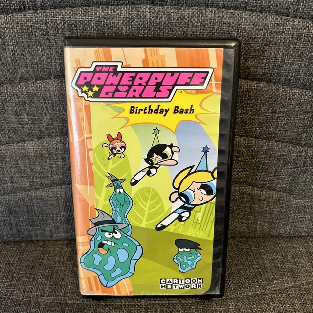 THE POWERPUFF GIRLS - Birthday Bash Vintage VHS Clam Shell Tested ...