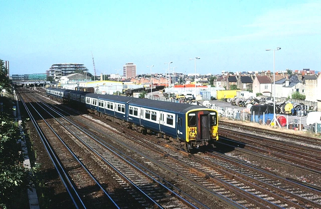 5859 RAILWAY COLOUR Slide Emu Class 455/7 5740 At Wimbledon 1988 £3.83 ...