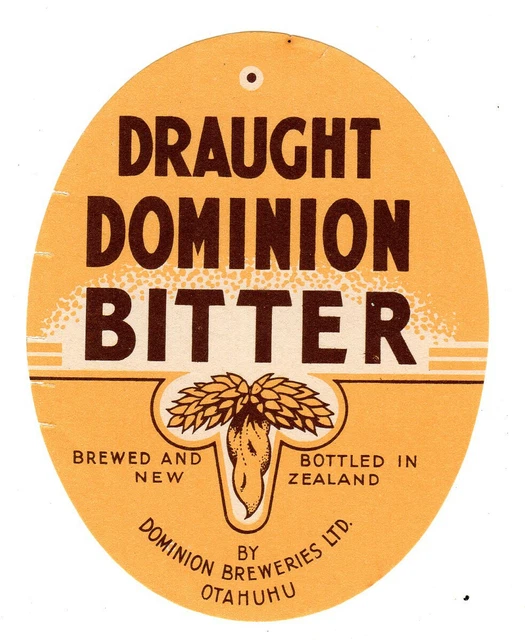 VINTAGE NEW ZEALAND Beer Labels from the1960's - DB Draught Bitter $2. ...