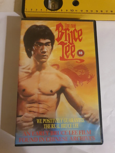 THE REAL BRUCE Lee VHS Big Box Ex-rental Vintage Kung Fu Bruce Li ...