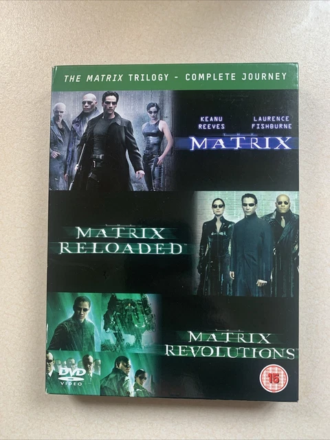THE MATRIX/MATRIX RELOADED/MATRIX Revolutions (Box Set) (DVD, 2006) £3. ...