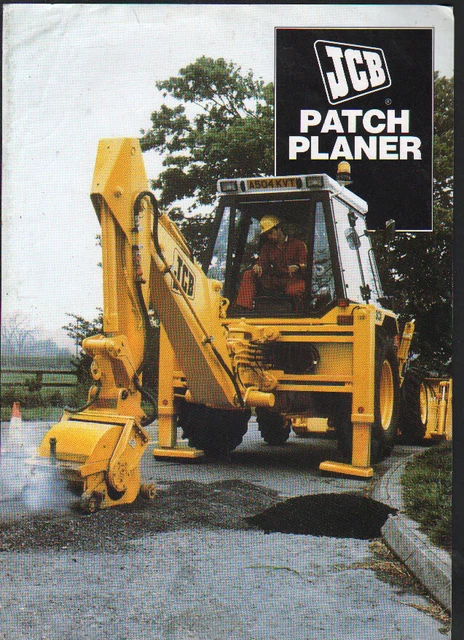 JCB PATCH PLANER Brochure Leaflet £4.50 - PicClick UK