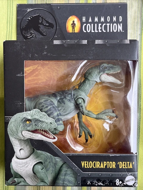 MATTEL JURASSIC WORLD Jurassic Park Hammond Collection Velociraptor ...