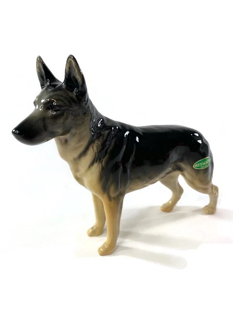 VINTAGE BESWICK ALSATIAN German Shepherd Ch Ulrica of Brittas Dog ...