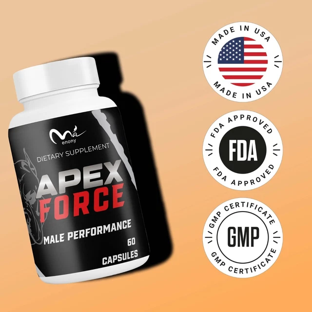 (6 PACK) APEX Force Men Pills, ApexForce Male Health Support Formula ...