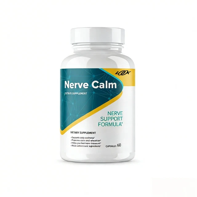 NERVE CALM NERVE Health Capsules, NerveCalm Healthy Nerve Support 60 ...