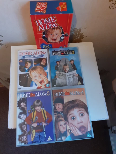 HOME ALONE 1,2,3 & 4, Box Set, Good Condition EUR 4,69 - PicClick IT
