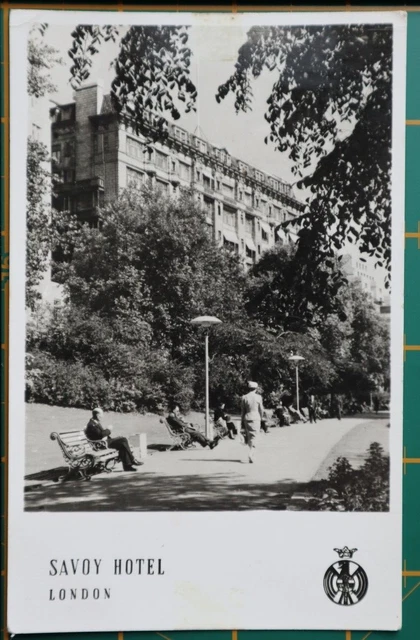 ANCIENNE CARTE POSTALE London 1958 The Savoy Hôtel EUR 16,94 - PicClick FR