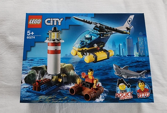 LEGO CITY 60274 Elite Police Lighthouse Capture 189 Piece Set New ...