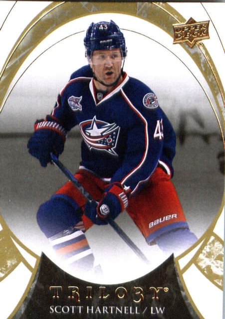 2015-16 UPPER DECK Trilogy Blue Jackets Hockey Card #27 Scott Hartnell ...