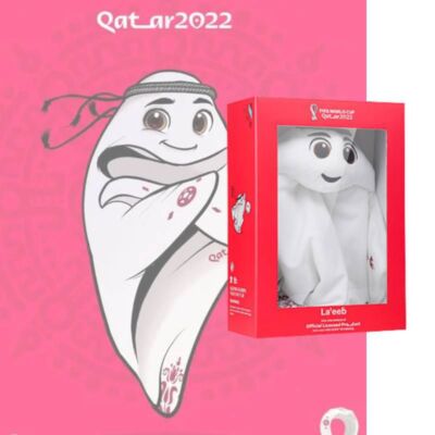 WORLD-CUP MASCOT PLUSH Toy 2022 Qatar World-Cup La'eeb Cape Cloak Doll ...