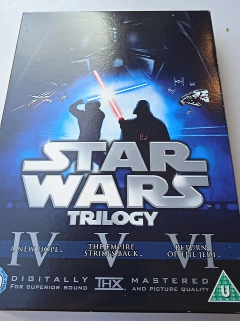 STAR WARS ORIGINAL Trilogy DVD Box Set Episodes 4-6, 3-Film Collection £5.92 - PicClick UK