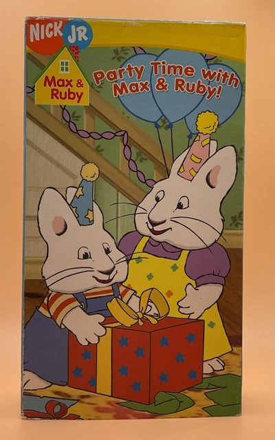 MAX & RUBY: Party Time with Max & Ruby! VHS 2006 Late Era Nickelodeon ...