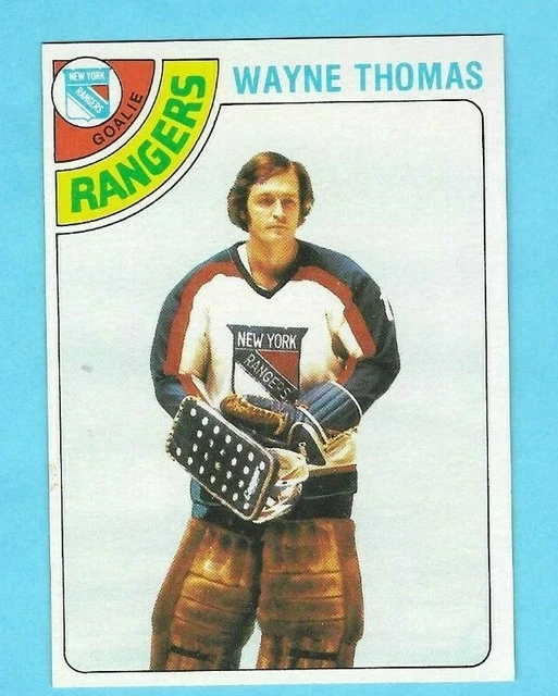 1978-79 TOPPS 166 Wayne Thomas New York Rangers ! COMME NEUF ! *LOT ...