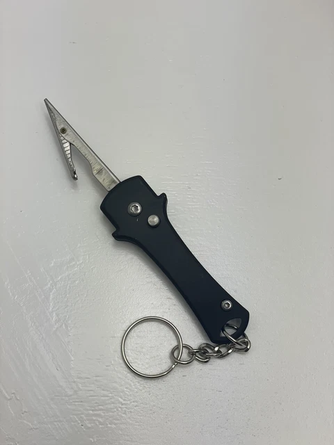 MINI COLLECTIBLE KEYCHAIN Switchblade Flip Clip Alligator Memo Holder ...