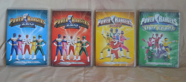 FREE SHIPPING!POWER RANGERS DVD Collection: Turbo Zeo Time Force- 12 ...
