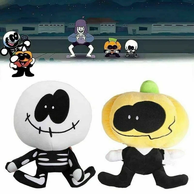 SPOOKY MONTH PLUSH Skid and Pump, Friday Night Funkin Plush Soft ...