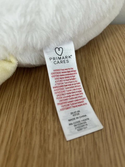 PRIMARK WHITE DUCK Soft Toy Duck-duckling 12" Baby Soft Toy Comforter £ ...