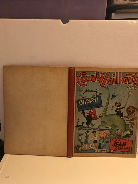 ALBUM COEURS VAILLANTS 2 Ieme Semestre 1951 Du N° 27 Au 52 EUR 120,00 ...