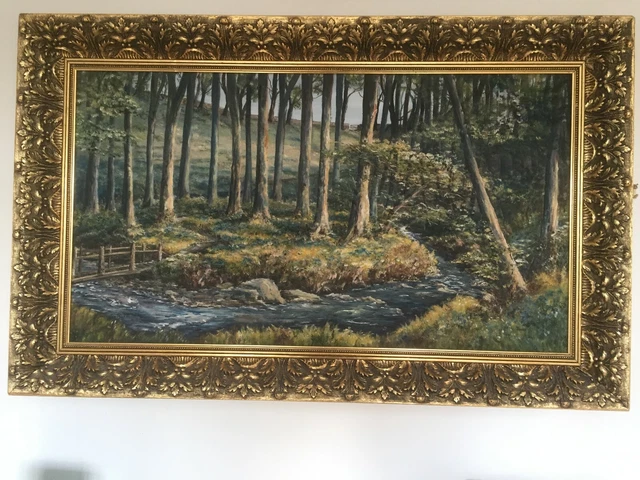 ORIGINAL1960'S ART PAINTING by Popular Manx Artist Iris Burton Framed ...