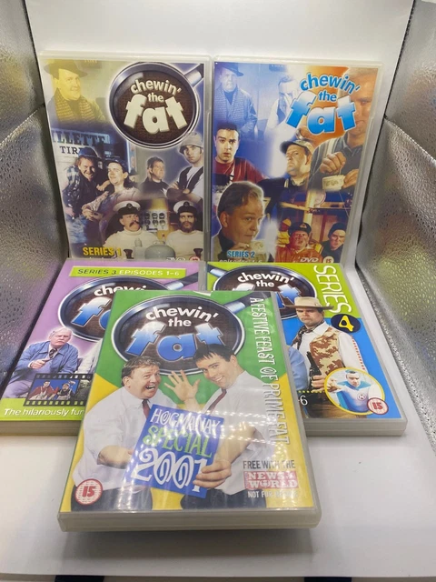 CHEWIN THE FAT Complete Series - Seasons 1-4 + Live Show - DVD - UK ...