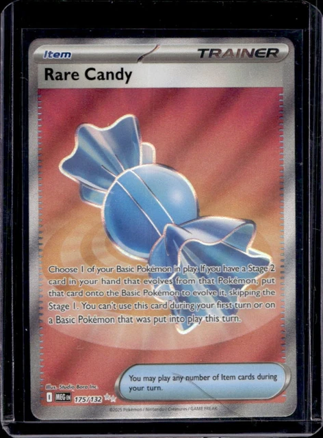 2025 POKEMON MEGA Evolution MEG EN Rare Candy Ultra #175/132 £0.75 ...