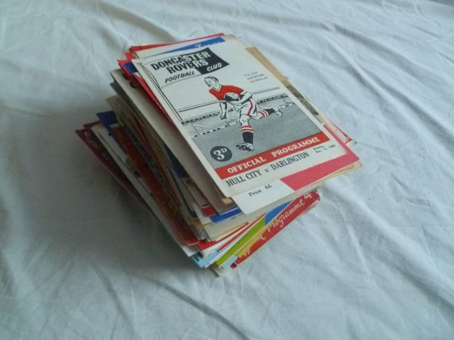 MY PRIVATE COLLECTION of FA Cup 1950 's Onwards football programmes 192 ...
