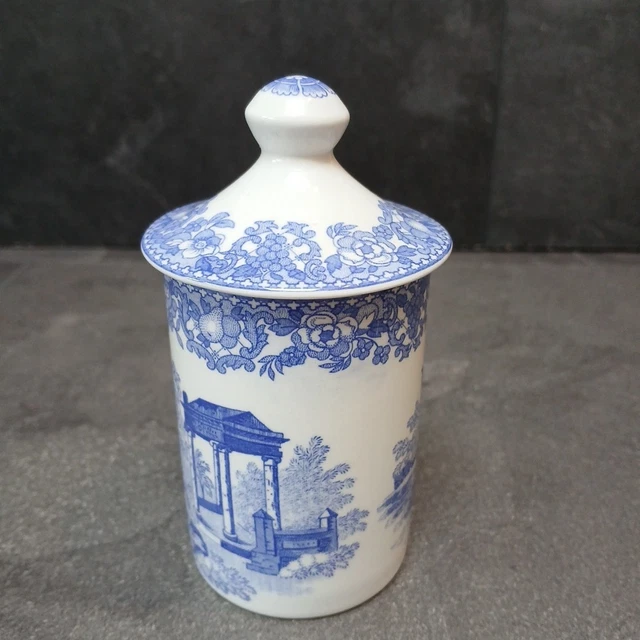 SPODE BLUE ROOM Spice Jar Venetian Scenes Made In England With Lid ...